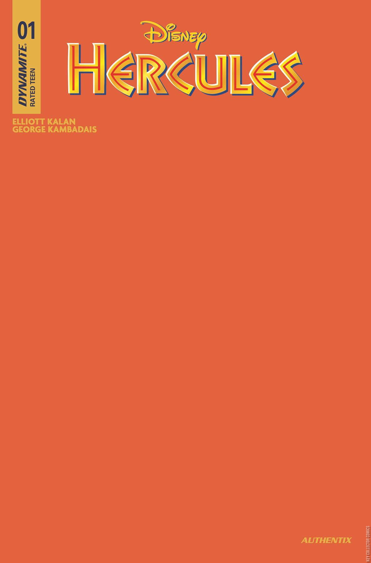 Hercules #1 Blank Published April 2024 | Key Collector