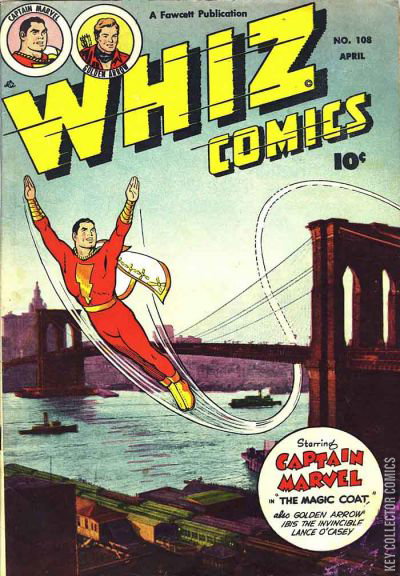 Whiz Comics #108 Published April 1949 | Key Collector Comics