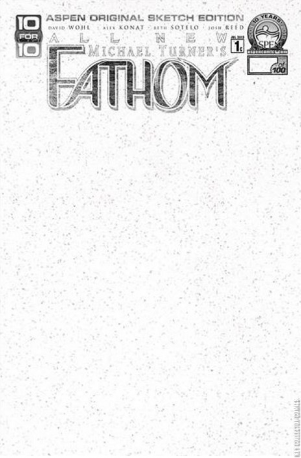 All New Fathom #1 Sketch Published July 2013 | Key Col
