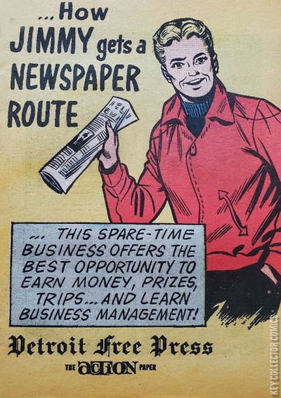 How Jimmy Gets a Newspaper Route by ACG | Key Collector Comics