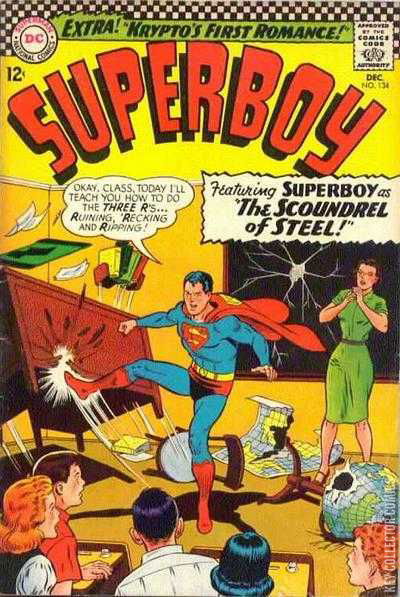 Superboy #134 Published December 1966 | Key Collector Comics