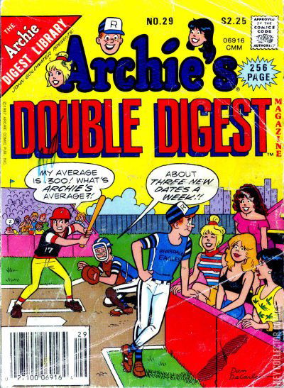 Archie Double Digest #29 Published July 1987 | Key Coll