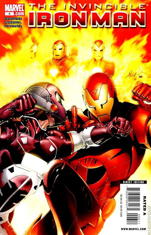 Invincible Iron Man #6 Published October 2008 | Key Col