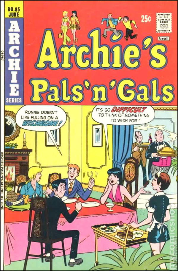 Archie's Pals n' Gals #85 Published June 1974 | Key Col