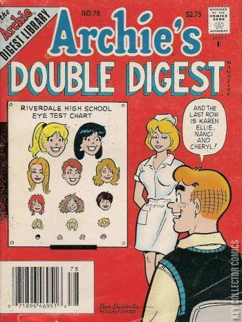 Archie Double Digest #78 Published May 1995 | Key Colle