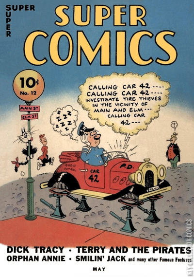 Super Comics #12 Published May 1939 | Key Collector Comics