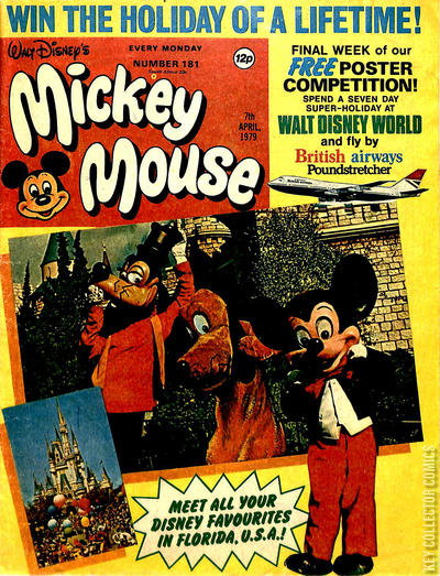 Mickey Mouse #181 Published January 1975 | Key Collecto