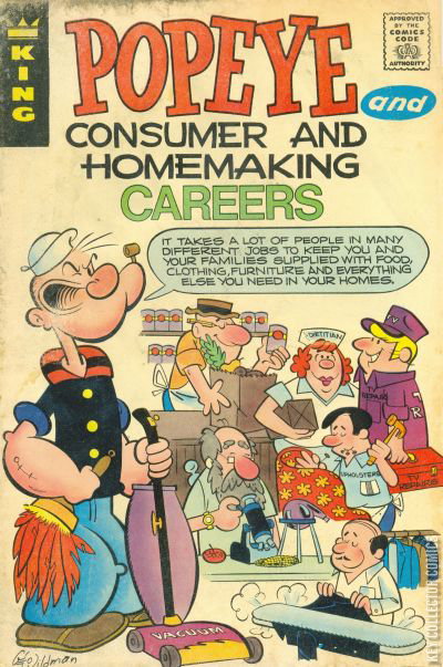Popeye Careers Published January 1972 | Key Collector Comics