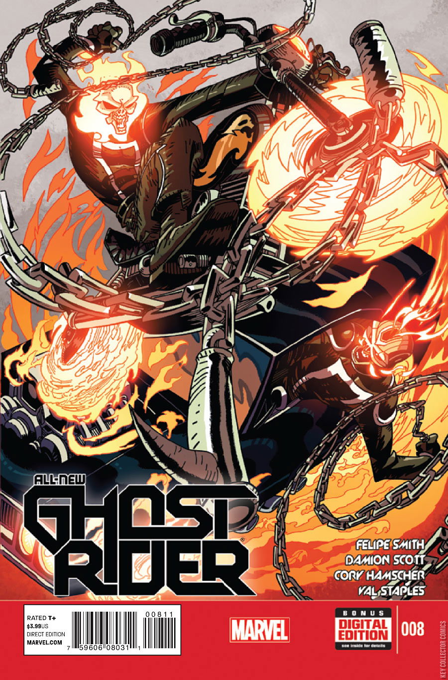 All-New Ghost Rider #8 Published October 2014 | Key Col