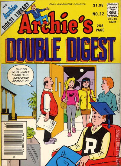 Archie Double Digest #22 Published May 1986 | Key Colle