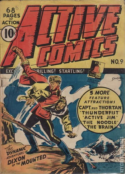 Active Comics #9 Published January 1943 | Key Collector