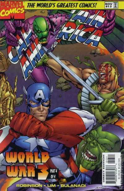 Captain America #13 Published November 1997 | Key Colle