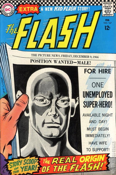 Flash #167 Published February 1967 | Key Collector Comics