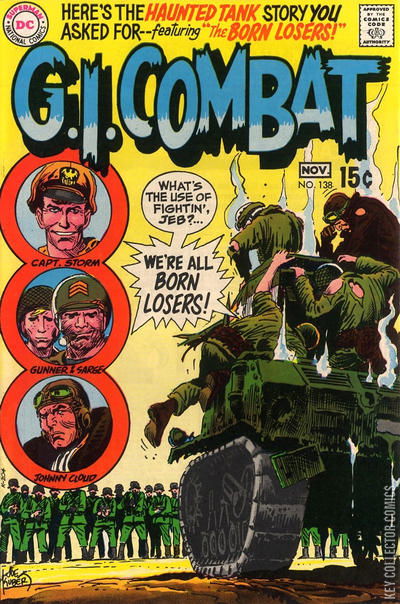 G.I. Combat #138 Published October 1969 | Key Collector