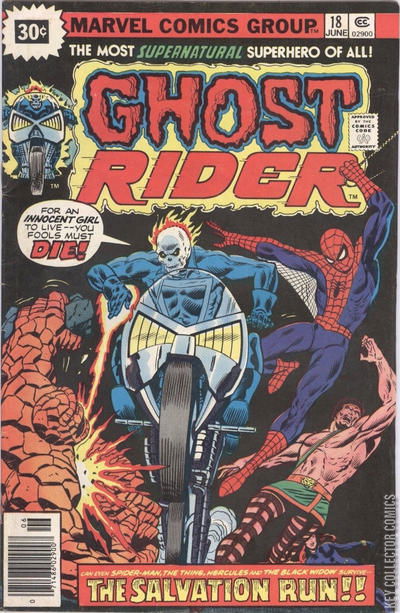 Ghost Rider #18 Price Variant Published June 1976 | Ke