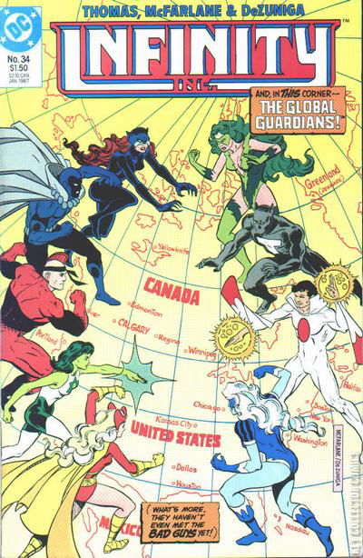 Infinity Inc. #34 Published January 1987 | Key Collecto