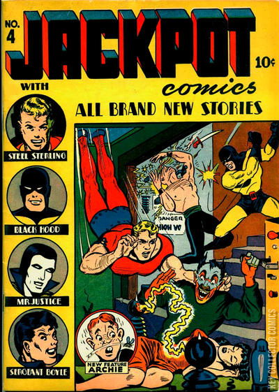 Jackpot Comics #4 Published December 1941 | Key Collect