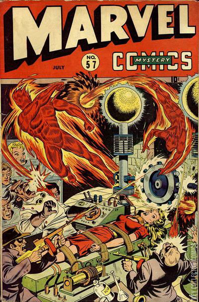 Marvel Mystery Comics #57 Published July 1944 | Key Col