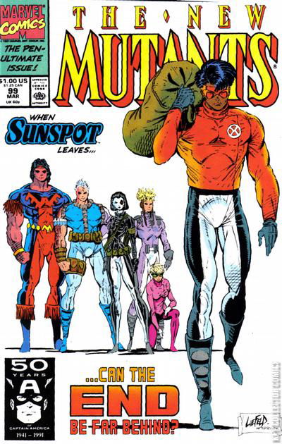 New Mutants #99 Published March 1991 | Key Collector Comics