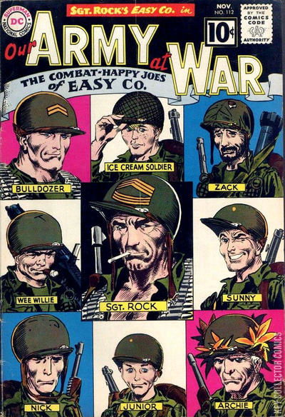 Our Army at War #112 Published November 1961 | Key Coll