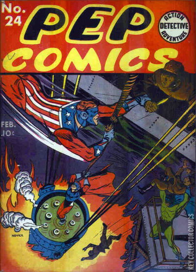 Pep Comics #24 Published February 1942 | Key Collector