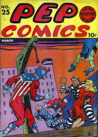 Pep Comics #25 Published March 1942 | Key Collector Comics