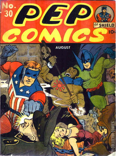 Pep Comics #30 Published August 1942 | Key Collector Comics