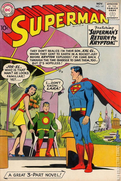 Superman #141 Published November 1960 | Key Collector Comics