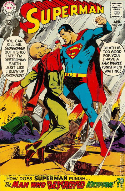 Superman #205 Published April 1968 | Key Collector Comics