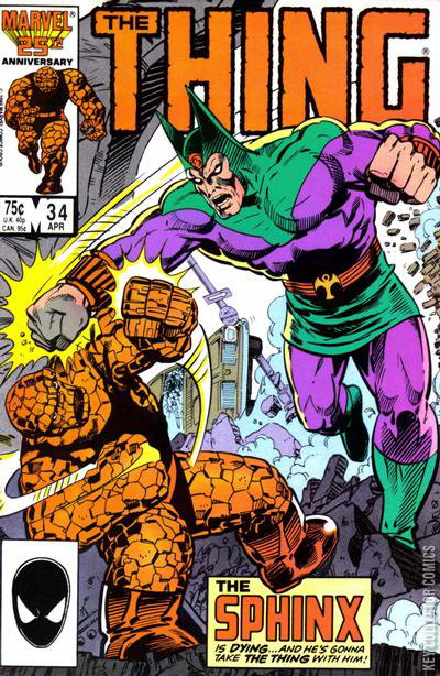 The Thing #34 Published April 1986 | Key Collector Comics