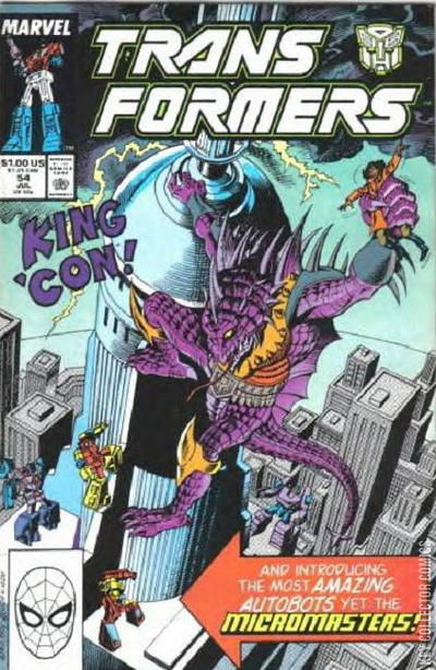 Transformers, The #54 Published July 1989 | Key Collect